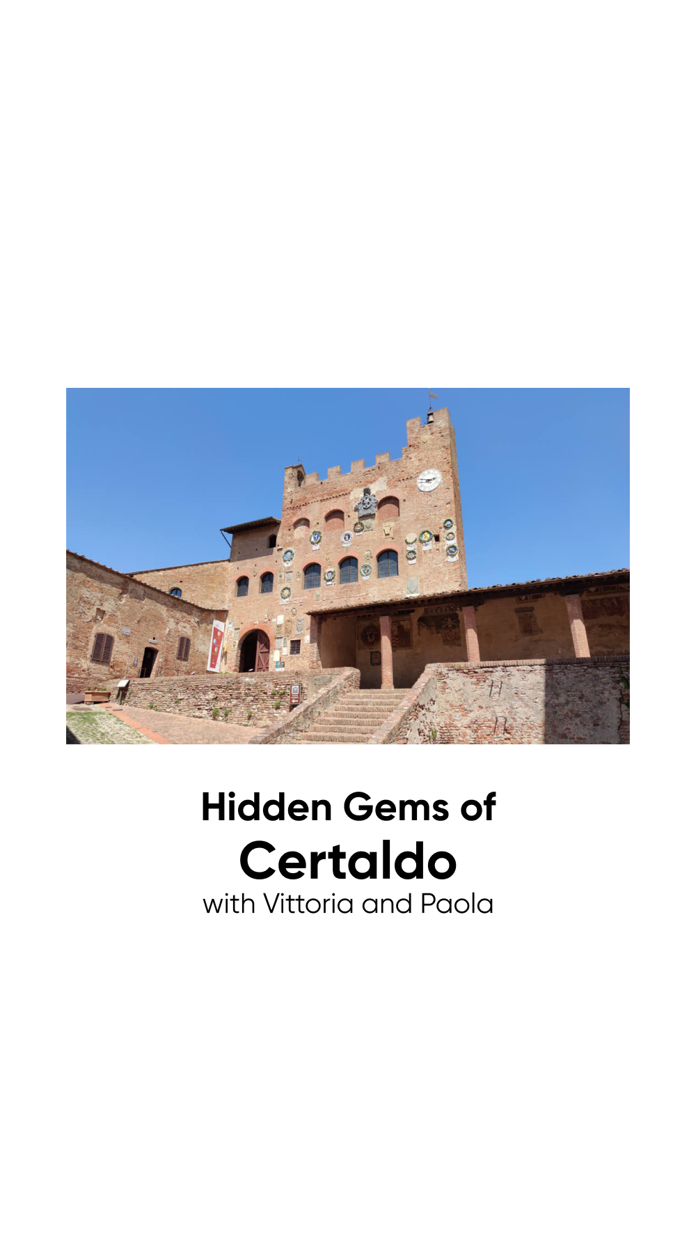 Palazzo Pretorio In Certaldo La Marronaia